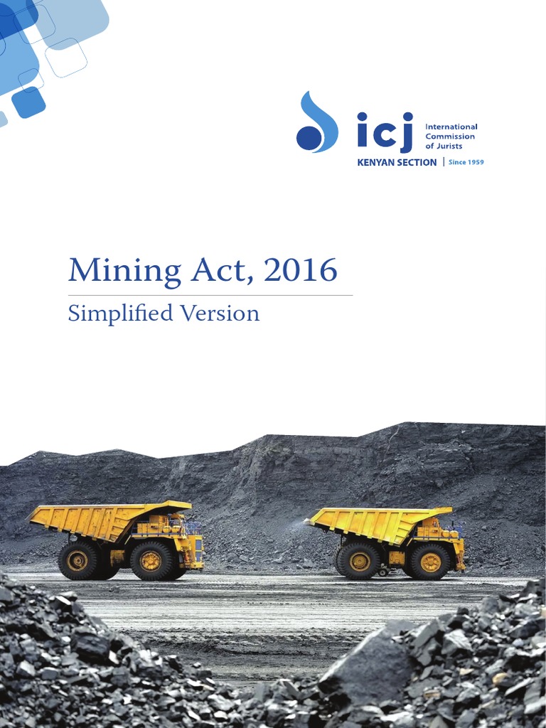 The Mining Act 2016 - Simplified Version 1102020 003 - 220603 - 112712 ...