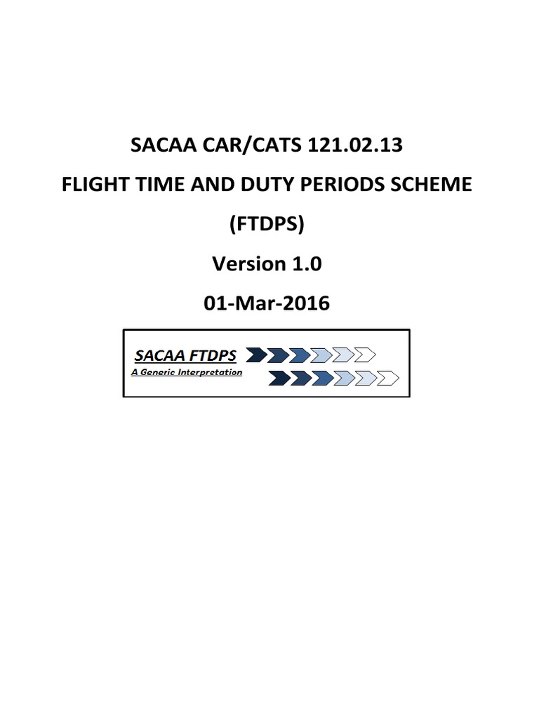 Sacaa Car Cats 121-02-13 Ftdps | PDF | Flight Attendant | Helicopter