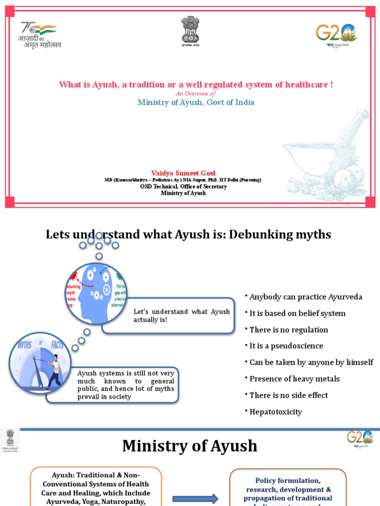 Ayush: India's Traditional Healthcare | PDF | Ayurveda | Medicine