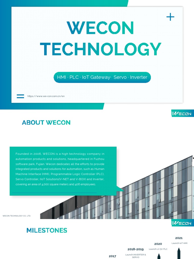 WECON Automation Solutions Overview | PDF | Programmable Logic ...