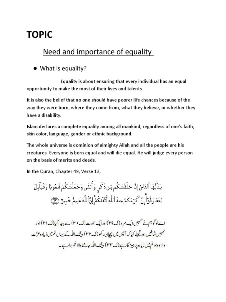 Faizan | PDF | Social Equality | Creator Deity