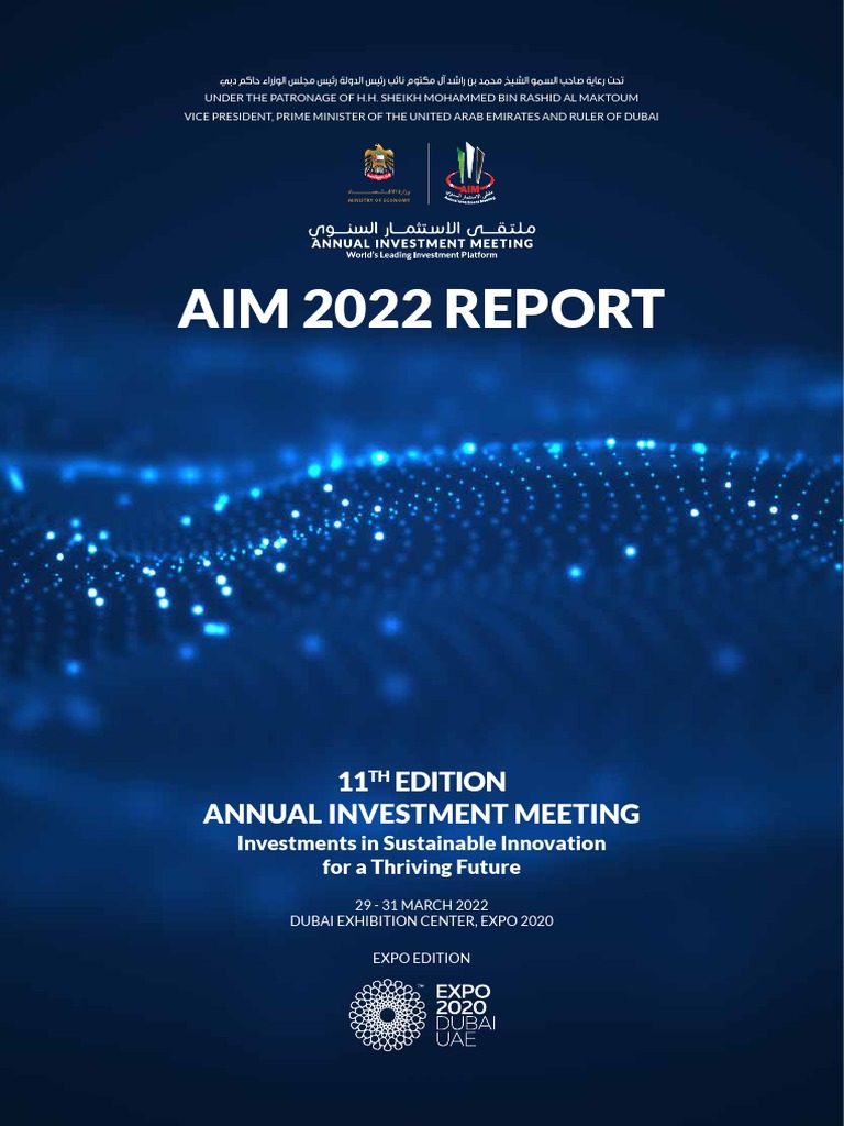 AIM Global 2022 Report | PDF | Foreign Direct Investment | Investing