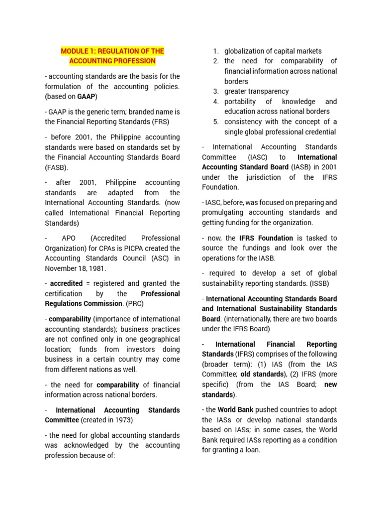 Module 1 and 2 (January 16, 2023) | PDF | International Financial ...