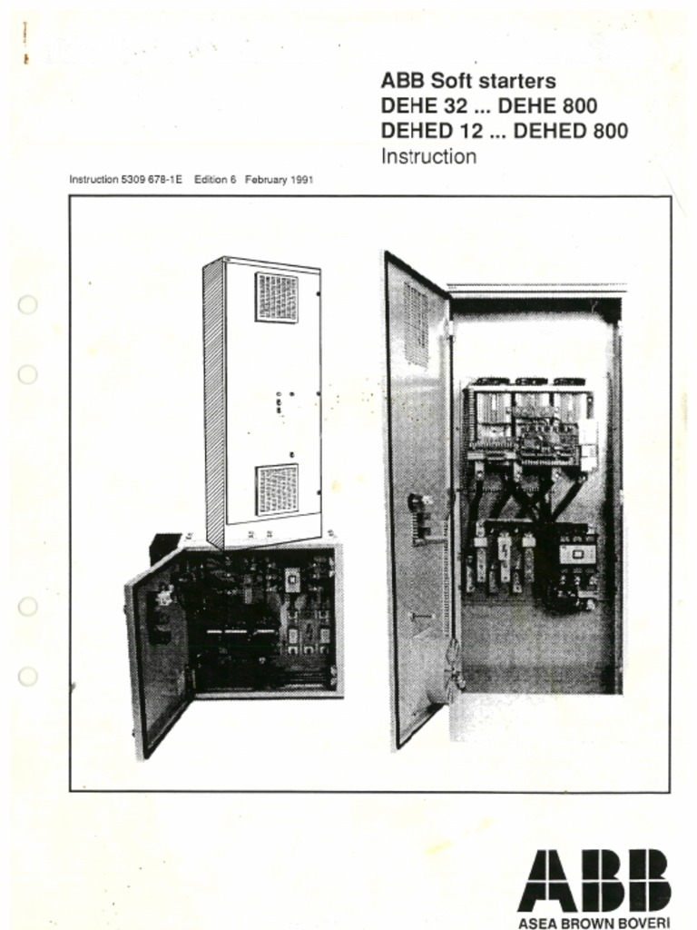 Abb Softstarters Dehe&Dehed Instruction | PDF