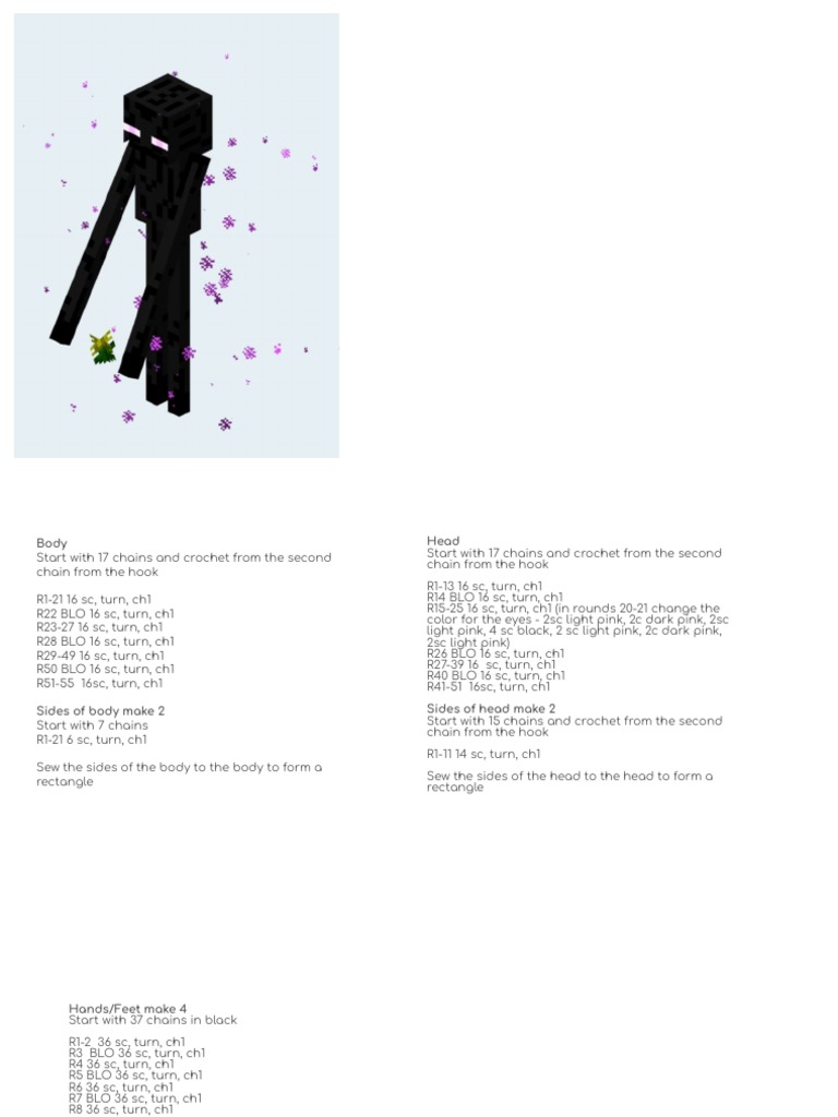 Enderman Minecraft | PDF