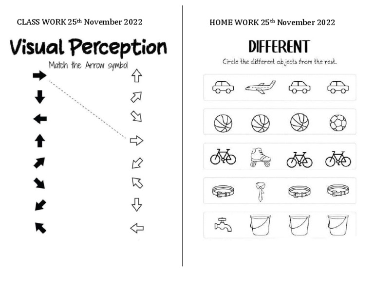 Nursery 1 Worksheet 7 | PDF