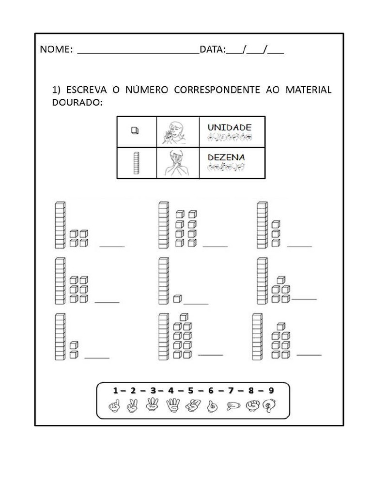 Material Contar Objetos RM | PDF