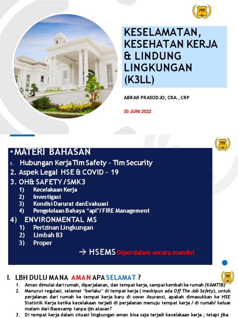 SMK3 Gada Utama | PDF