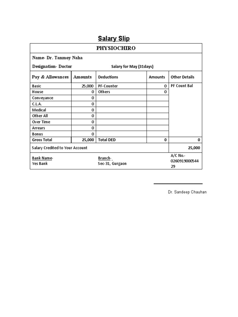 Salary Slip | PDF
