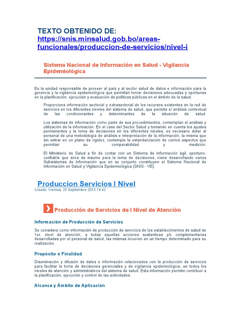 Conociendo El Snis | PDF | Información | Gestión de la información