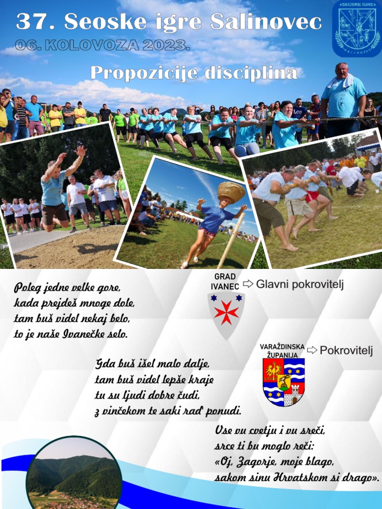 Propozicije Seoske Igre 2023 | PDF