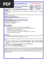 Control of Non-Conforming Products Procedure | PDF | Business