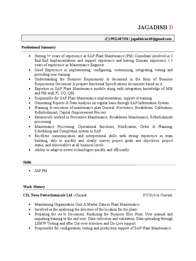 1514050592164resume Jagadish | PDF | Computing | Business