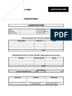 Liquidation Report Form | PDF | Finance & Money Management