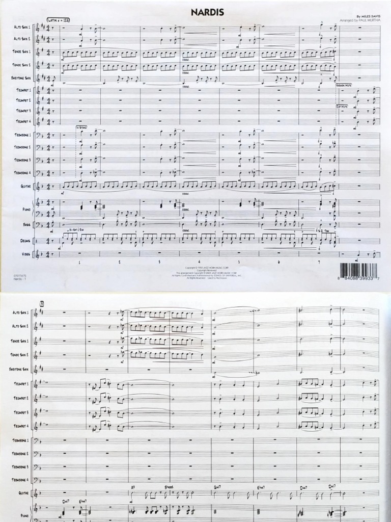 Nardis Score | PDF