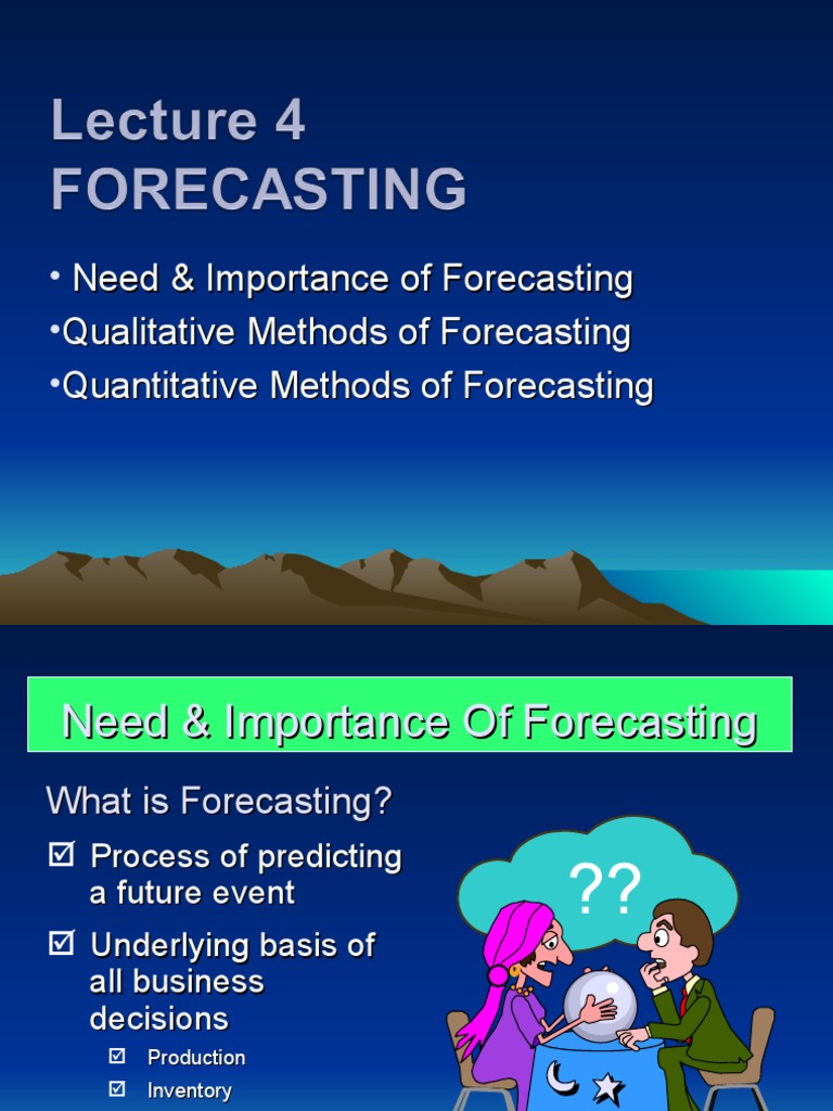BBA MGT SCI Forecasting | PDF | Forecasting | Linear Regression