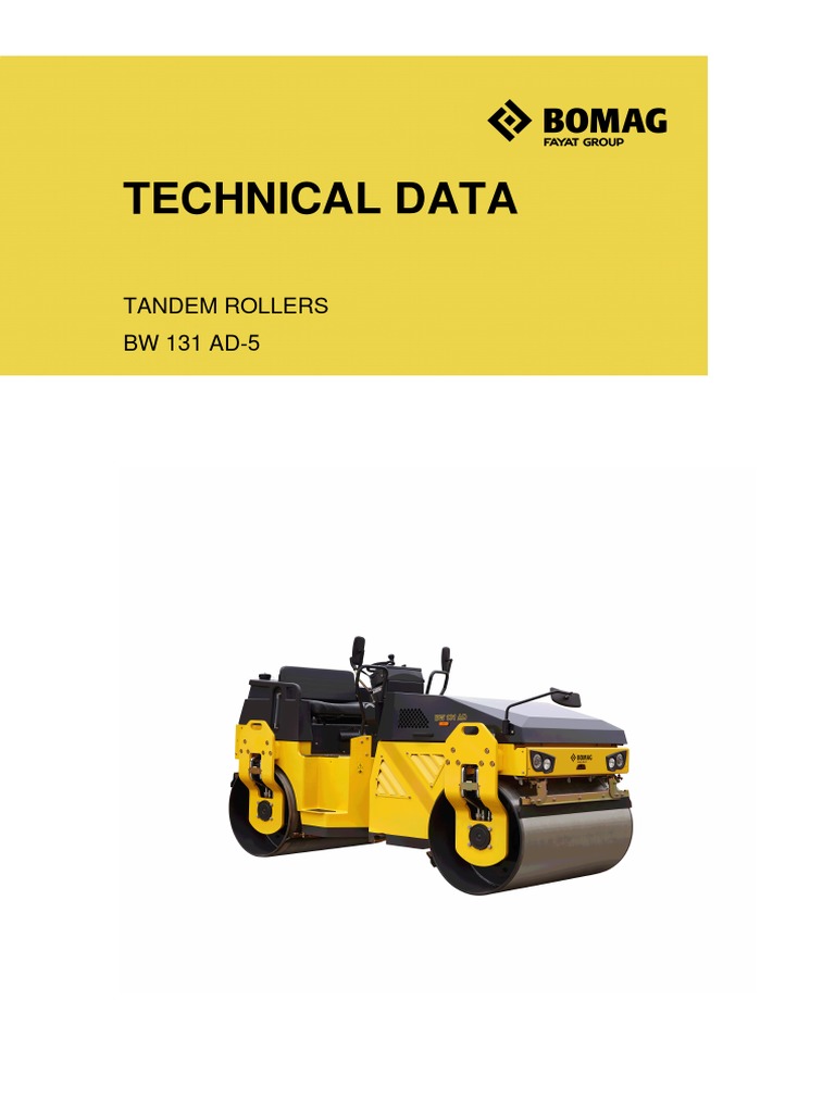 Datasheet_BW131AD-5_PRE75024010_SA02 | PDF | Engines | Vehicles