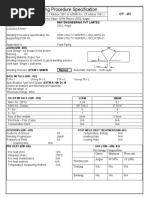 WPS Format For AWS D1.1 - PQR - SMAW | PDF | Welding | Construction
