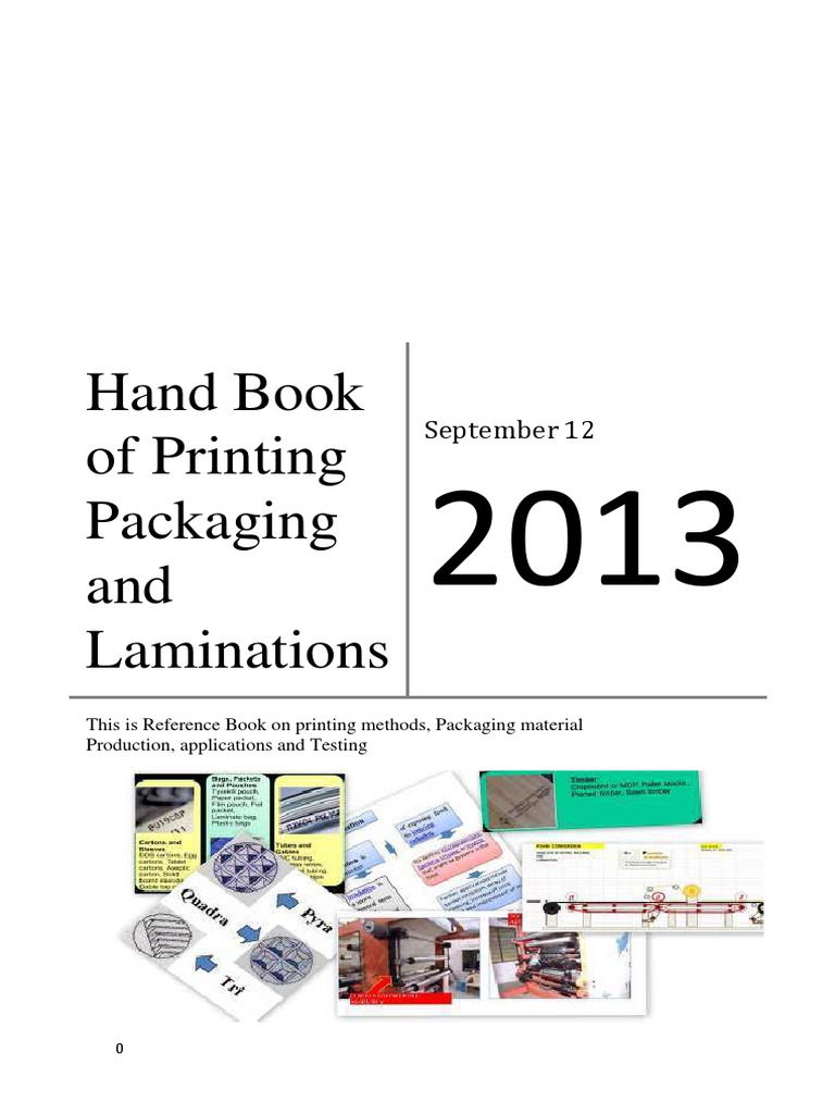 Hand Book of Printing Packaging and Lami | PDF | Packaging And Labeling ...