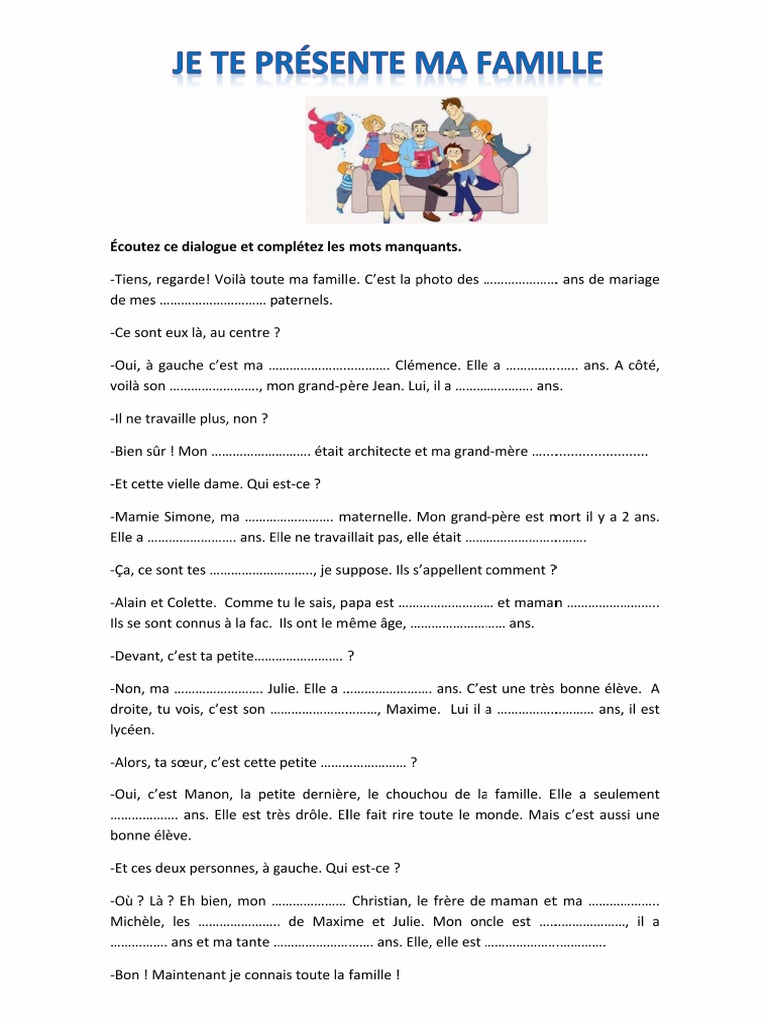 La Famille Texte | PDF