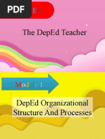 DEPED Organizational Chart | PDF | Learning | Cognition