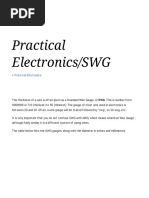 BWG/SWG Tube Thickness Conversion Chart | PDF | Manufactured Goods | Nature