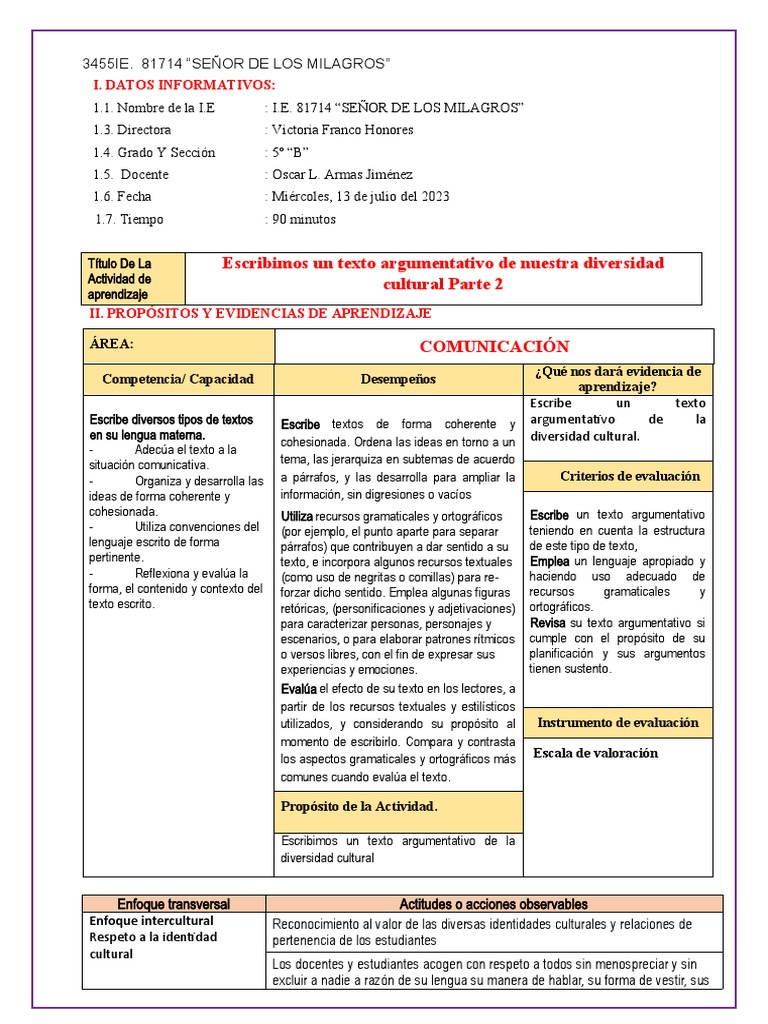 Actividad de Aprendizaje Comunicacion 13-07-2023 Parte 2 | PDF ... Actividad de Aprendizaje Comunicacion 13-07-2023 Parte 2 | PDF ...