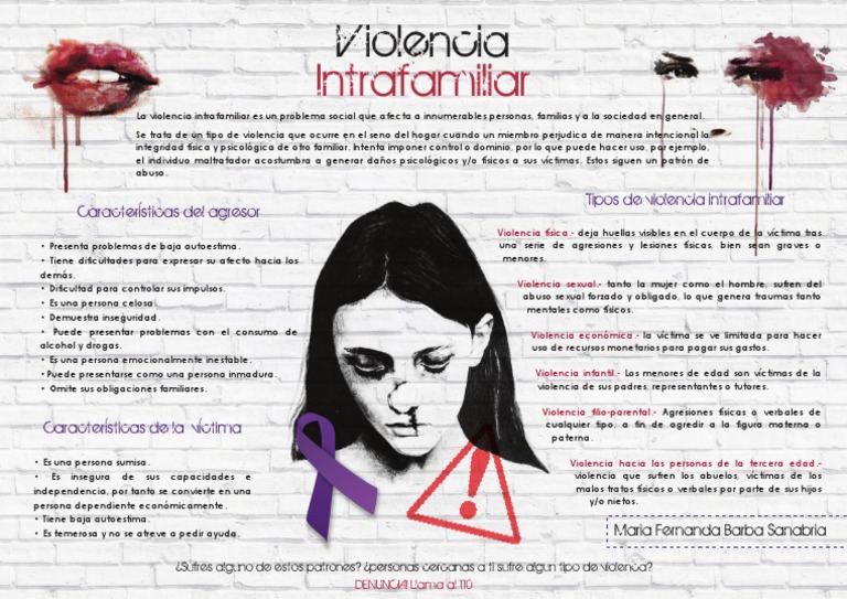Violencia Infografia Pdf Violencia Doméstica Violencia