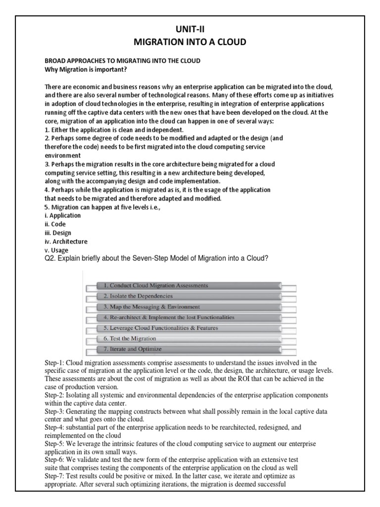 Unit II Notes | PDF | Cloud Computing | Soap