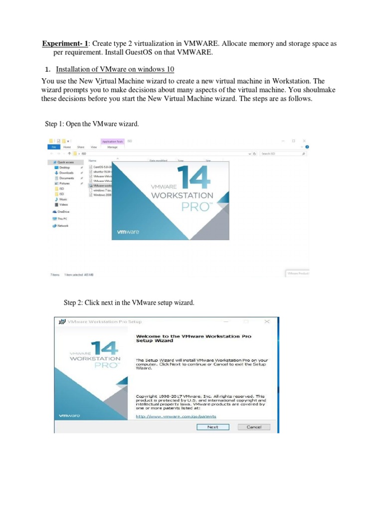Installing Guest OS on VMware Workstation | PDF | Operating System | Virtual Machine
