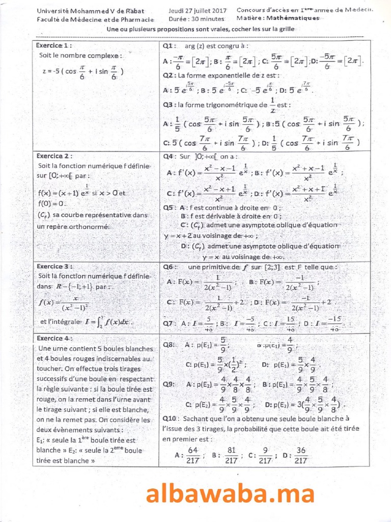 FR FMP Rabat 2017 | PDF