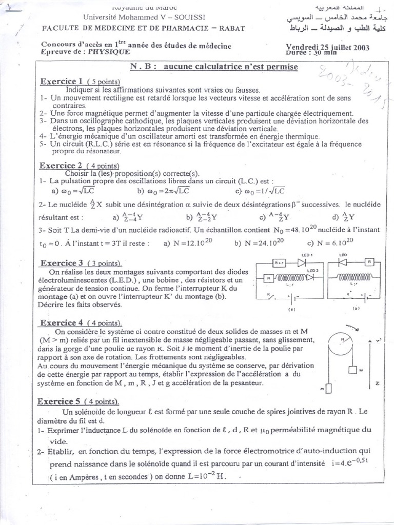 FR FMP Rabat 2003 | PDF