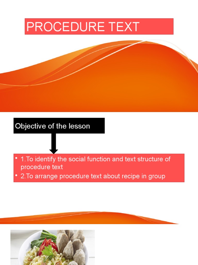 PROCEDURE TEXT | PDF