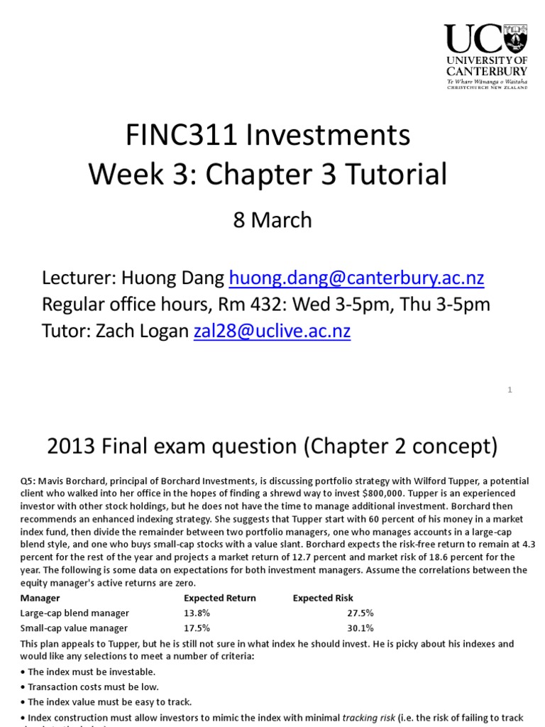 Chapter 3 - Tutorial - With Solutions 2023 | Download Free PDF | Margin ...