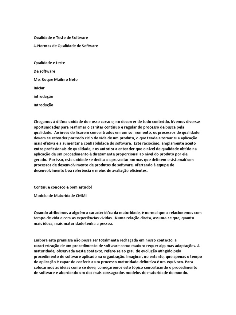 QA | PDF | Qualidade (negócios) | Engenharia de Sistemas QA | PDF | Qualidade (negócios) | Engenharia de Sistemas