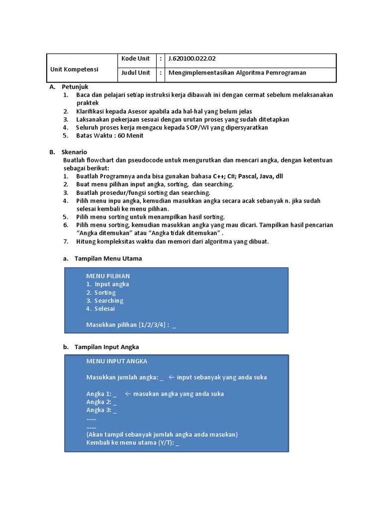 Mengimplementasikan Algoritma Pemrograman | PDF