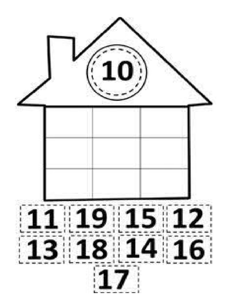 Casitas de Numeros | PDF