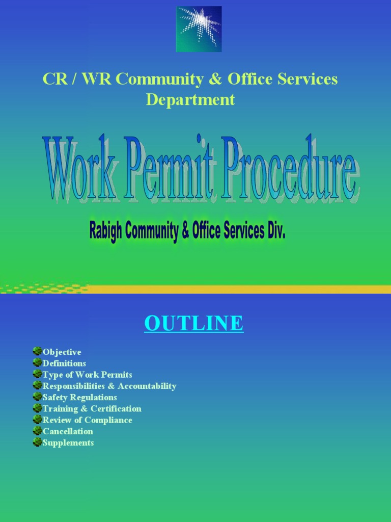 Work Permit Procedure | PDF