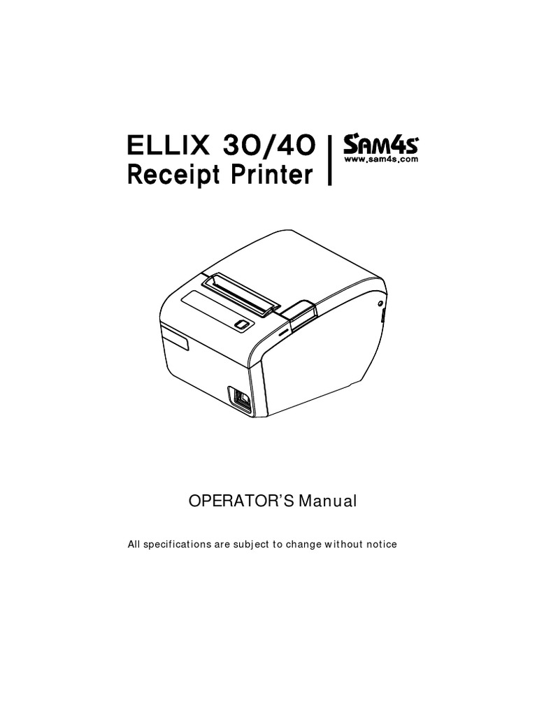 Sam4s Ellix 30 40 | PDF | Electrical Connector | Electromagnetic ...