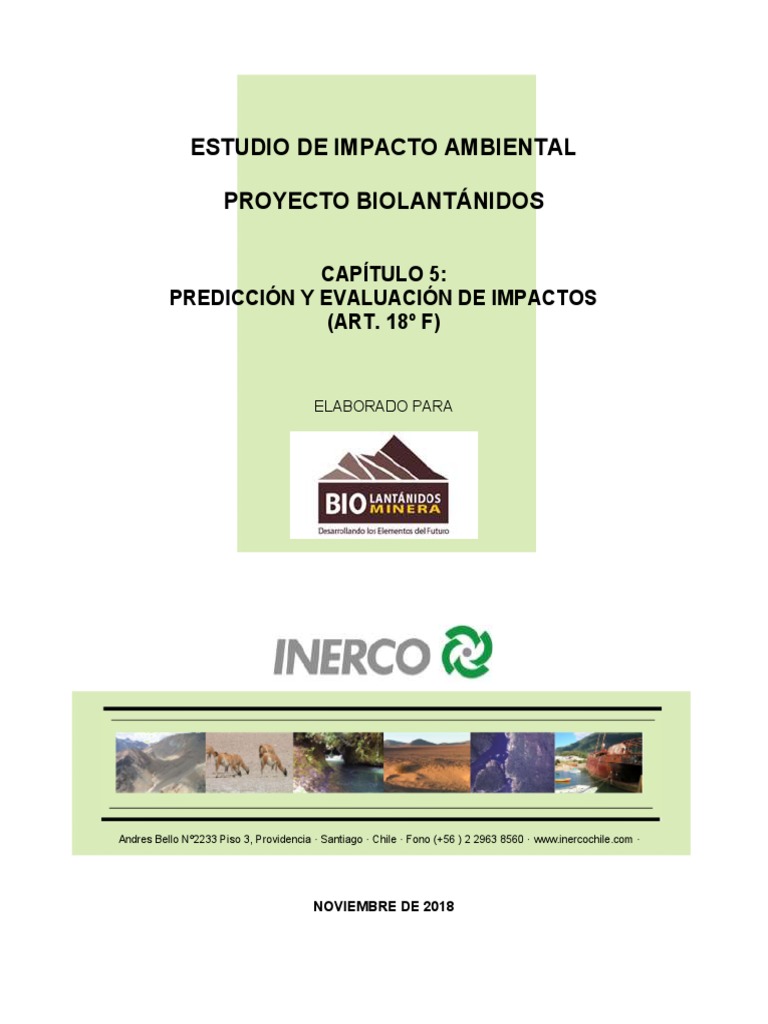 Cap. 5. Prediccion y Evaluacion de Impactos - BL.bid | PDF | Evaluación de impacto ambiental ...