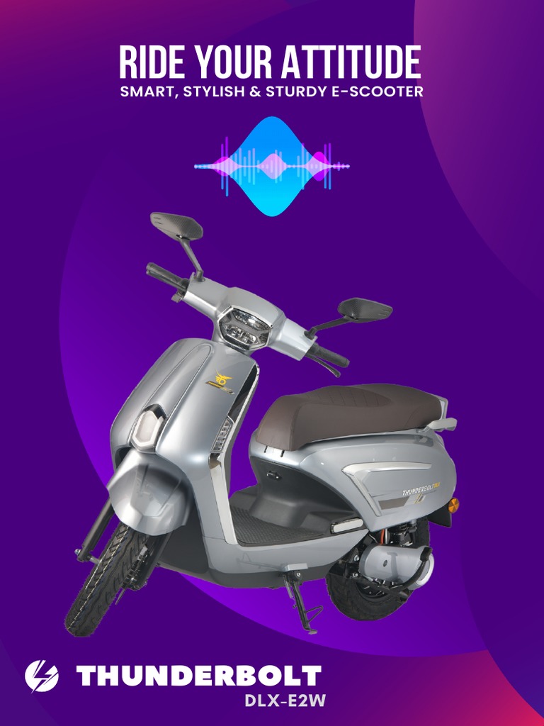 Thunderbolt DLX-E2W E-Scooter Features | PDF | Technology & Engineering
