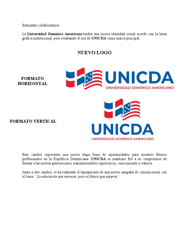 Nuevo Logo Unicda | PDF | Negocios