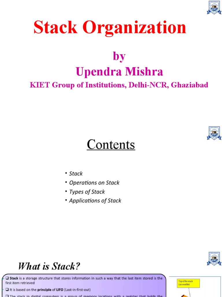 Stack Organization | PDF | Pointer (Computer Programming) | Computing Stack Organization | PDF | Pointer (Computer Programming) | Computing