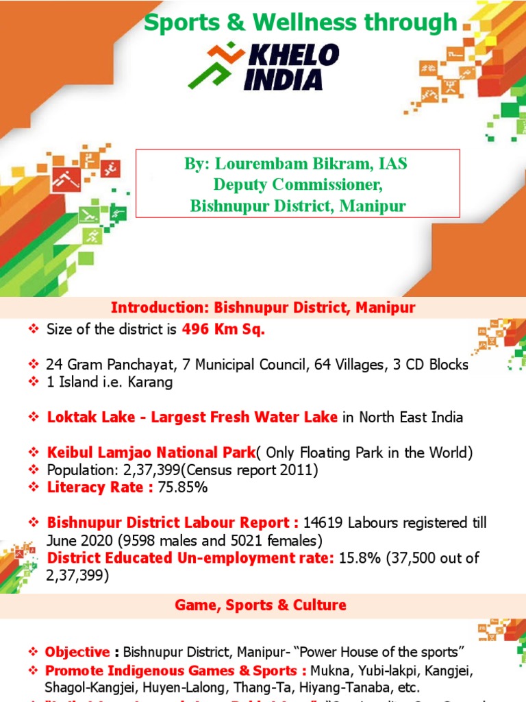 Bishnupur District: Sports Development Plan | PDF