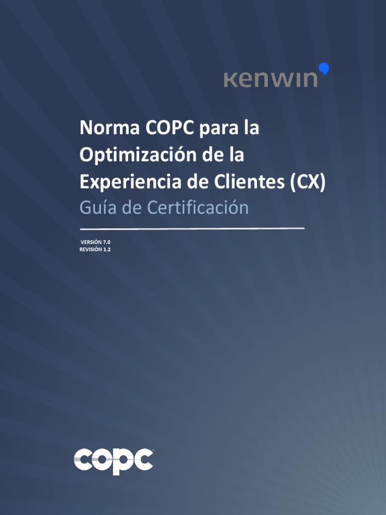 Guia de Certificacion Copc CX r70 v12 Esp | PDF | Auditoría | Calidad (comercial)