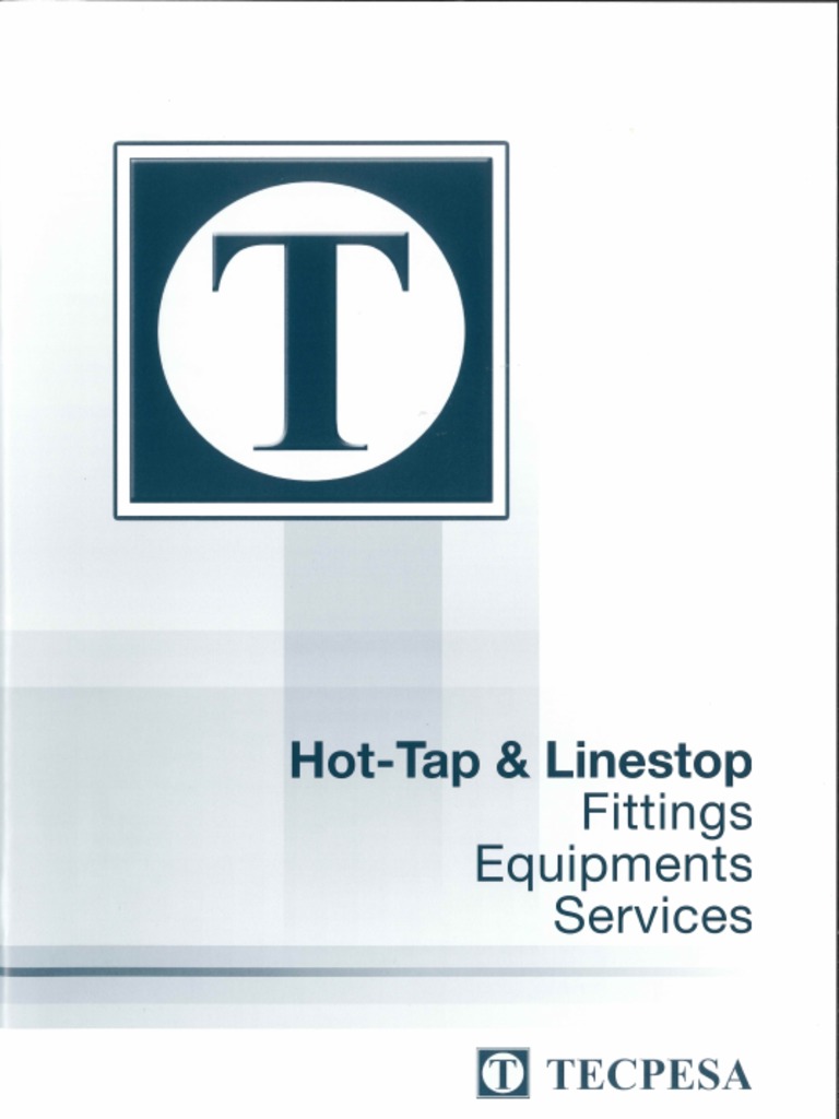 Tecpesa Hot Tapping | PDF | Plomería | Ingeniería mecánica