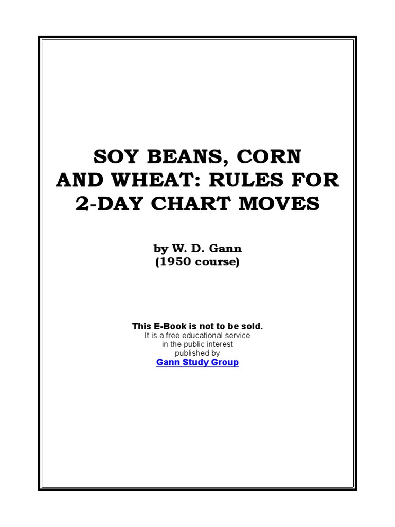Gann's 2-Day Chart Rules for Crops | PDF