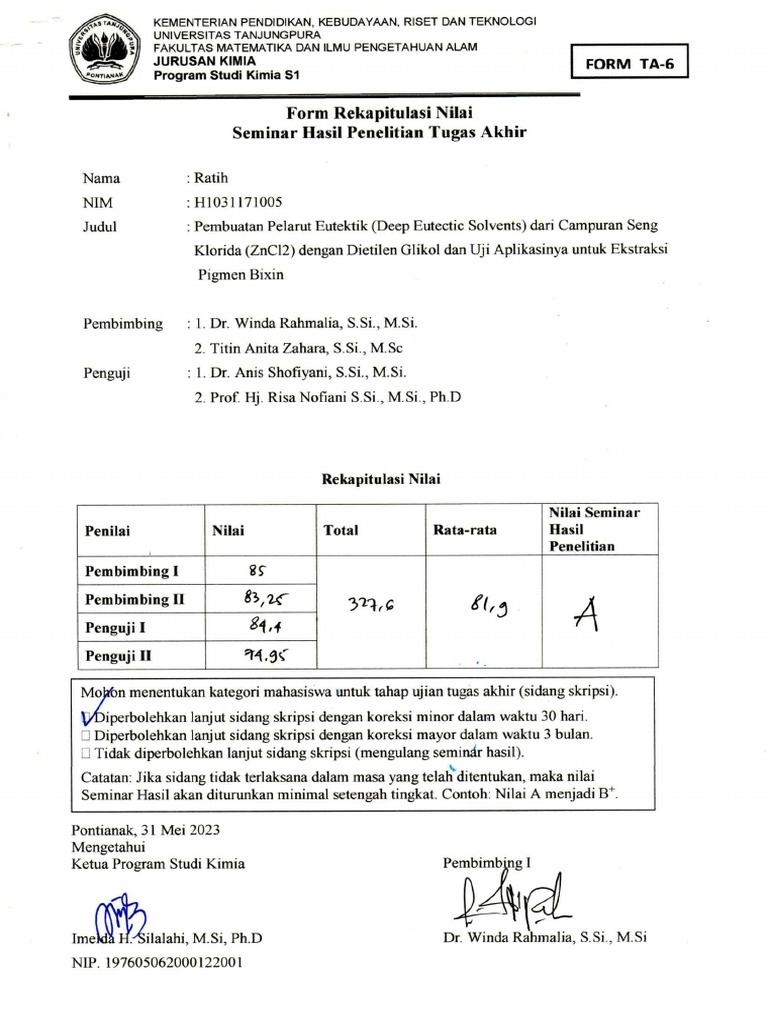 Form Ta 6 ttd-1 | PDF