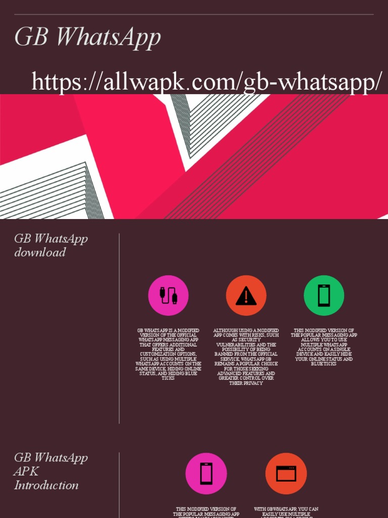 GB WhatsApp | PDF | Mobile App | Android (Operating System)