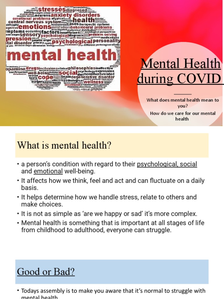 Mental Health Assembly | PDF